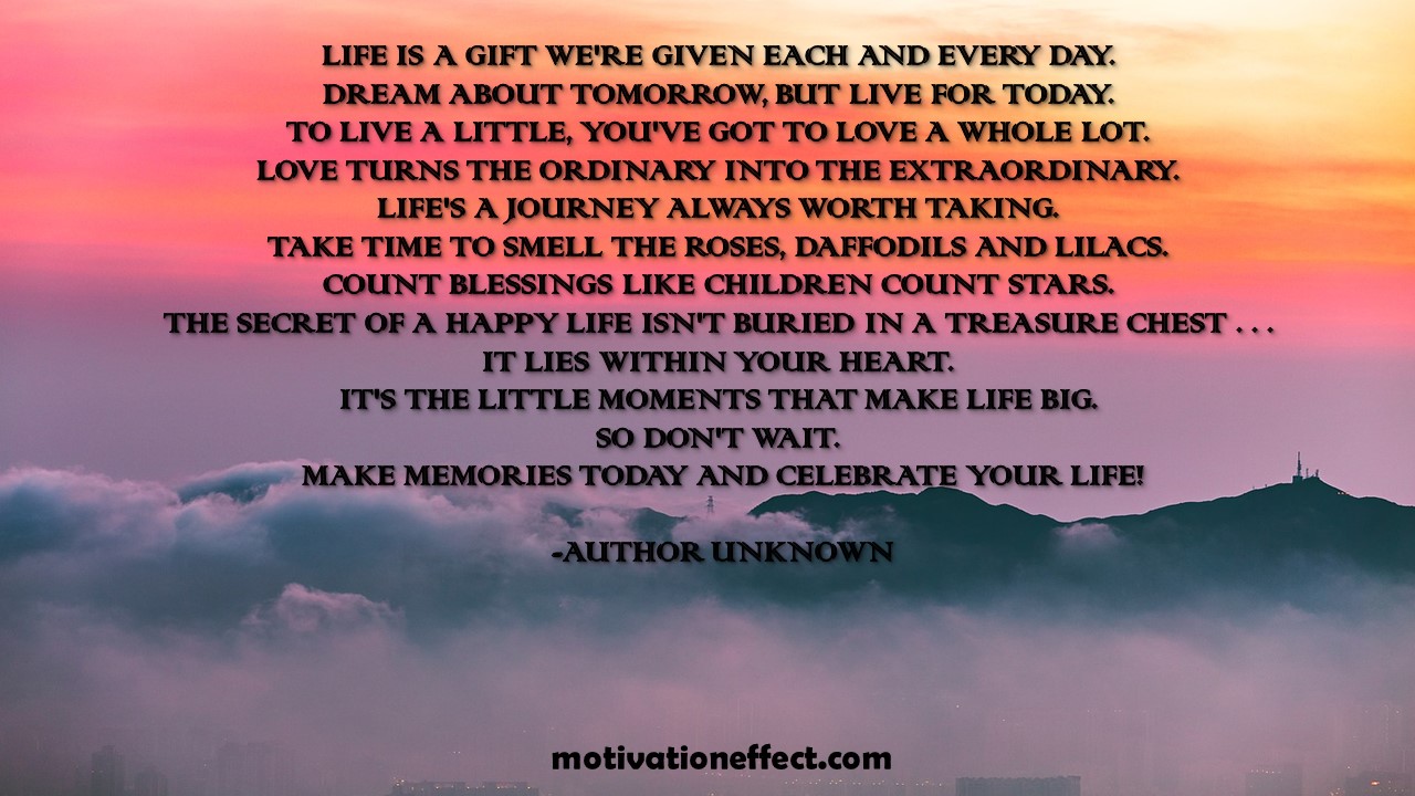 Motivational Poems and Inspirational Quotes – Motivation Effect